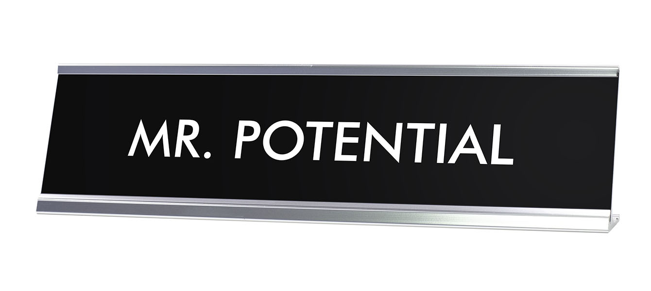 MR. POTENTIAL Novelty Desk Sign - Walmart.com