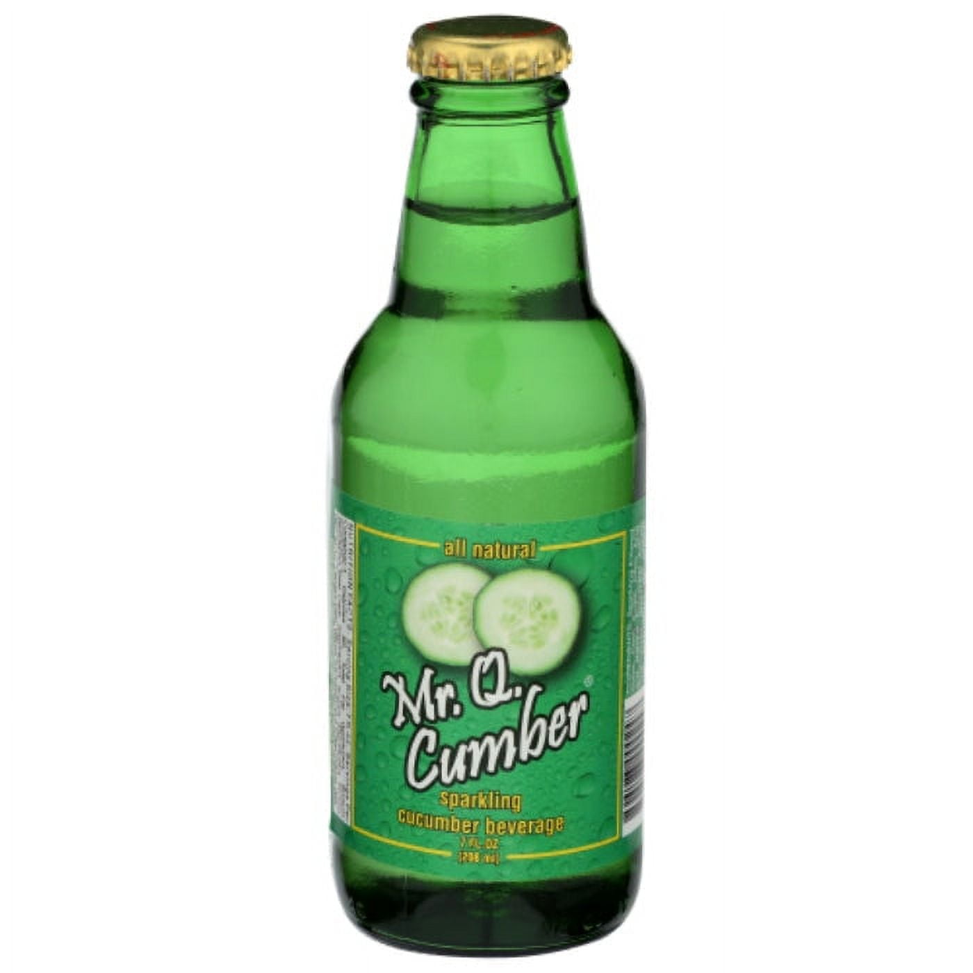 MR Q Cumber Soda, Refreshing Cucumber Flavor, 7 FO, Pack of 24 ...