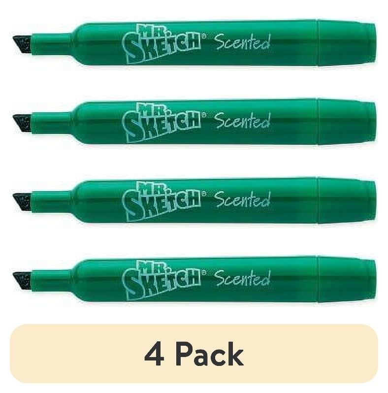 (4 pack) MR. SKETCH SCENTED CHISEL MARKERS - Walmart.com