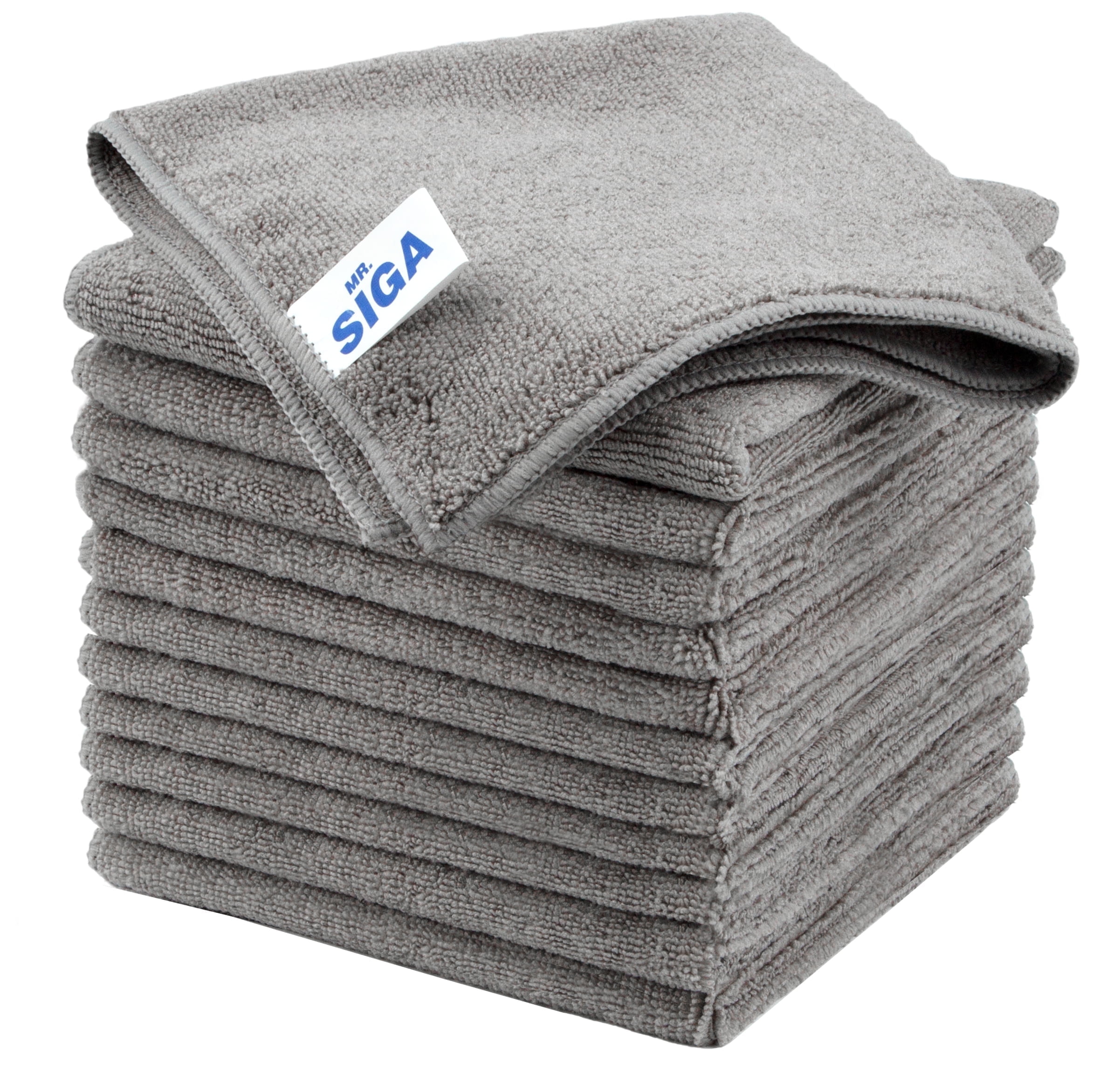 MR.Siga All-Purpose Microfiber Cleaning ClothStreak Free Cleaning Rags ...