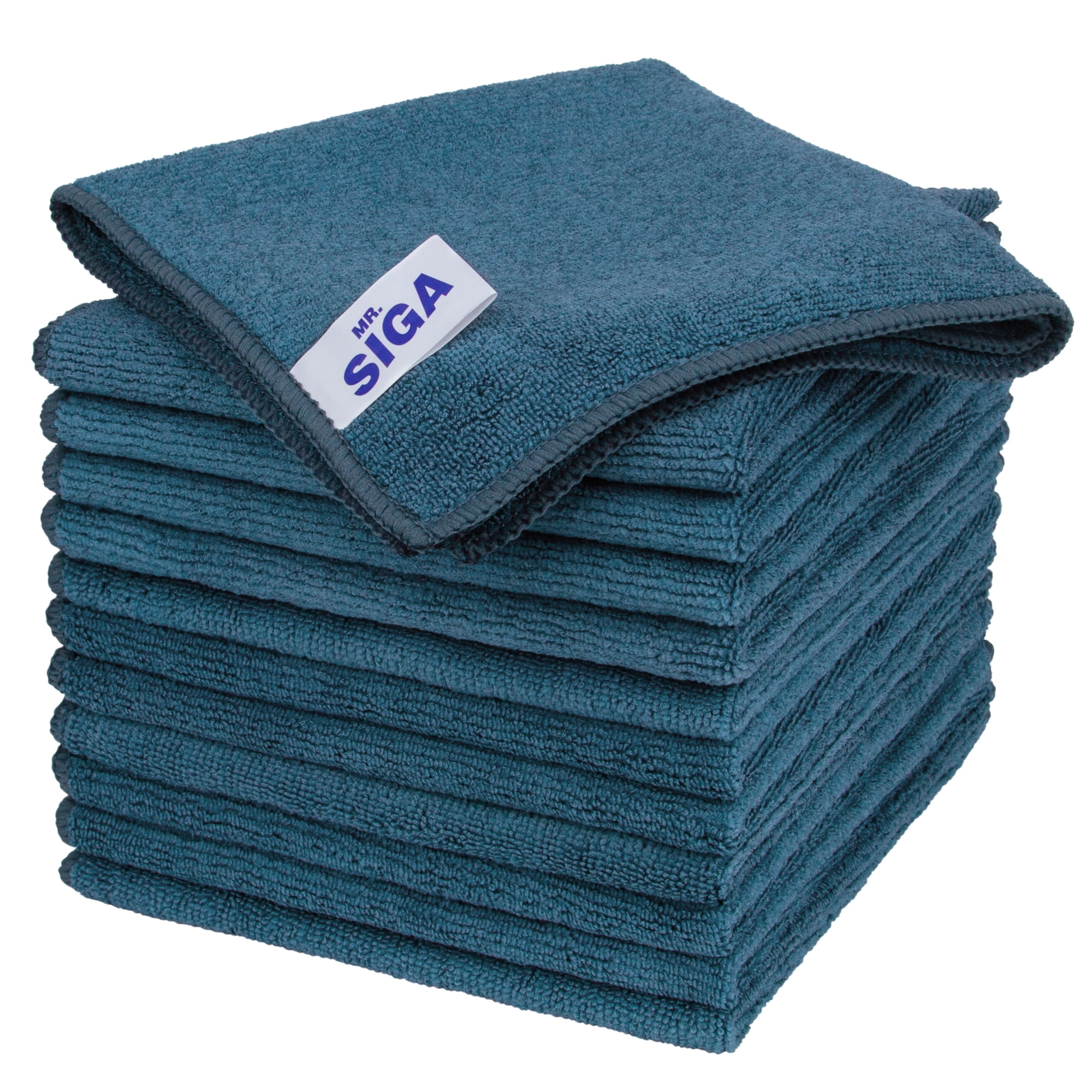 MR.Siga Microfiber Cleaning Cloth, 12 Pack - Reusable, Multipurpose ...