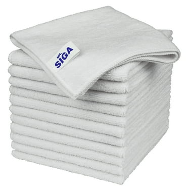 "MR.SIGA Reusable Microfiber Cleaning Rags, Ideal for Kitchen ...