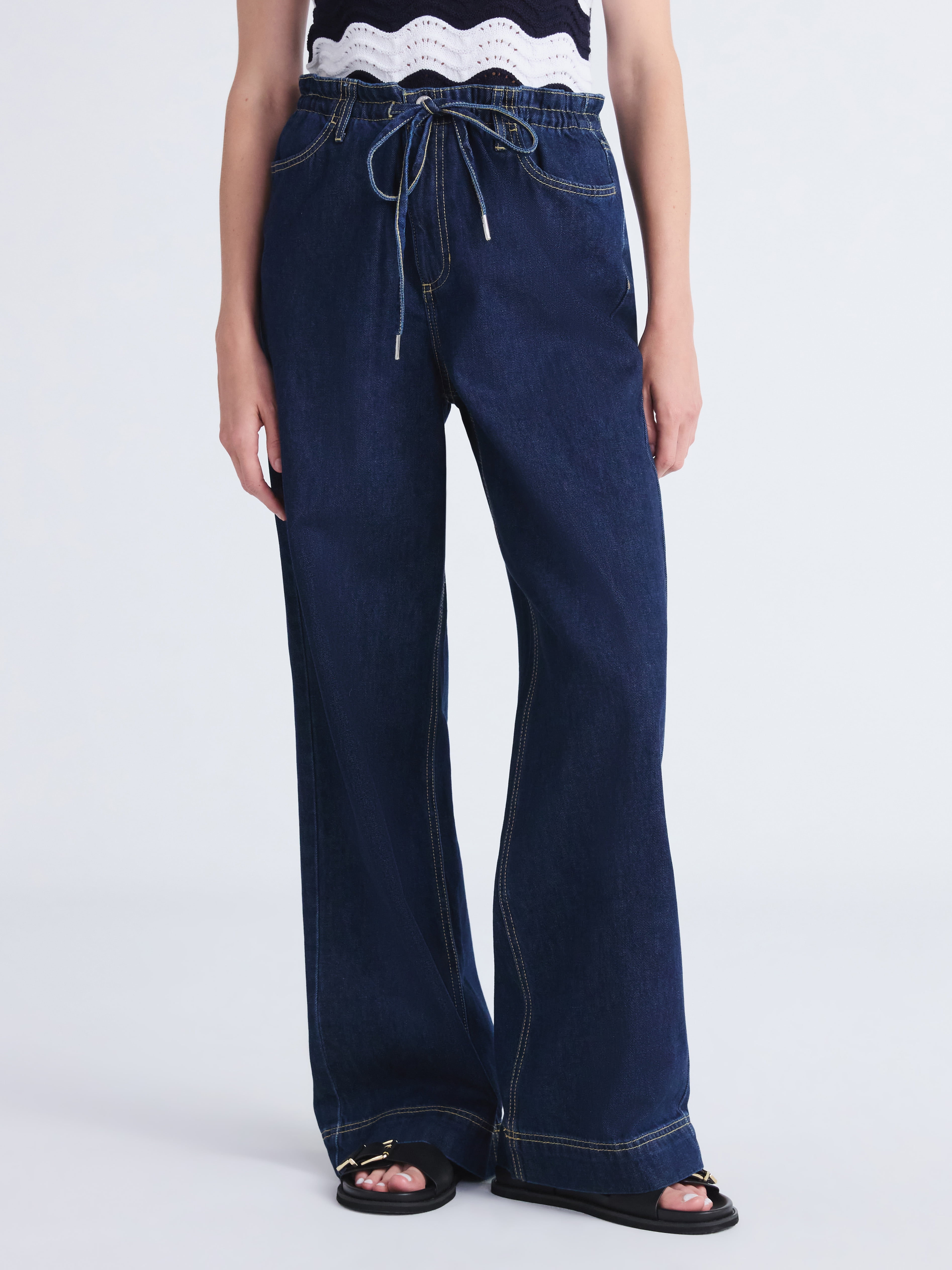 Free Assembly Women's and Women's Plus Loose Fitting Wide Leg Jeans ...