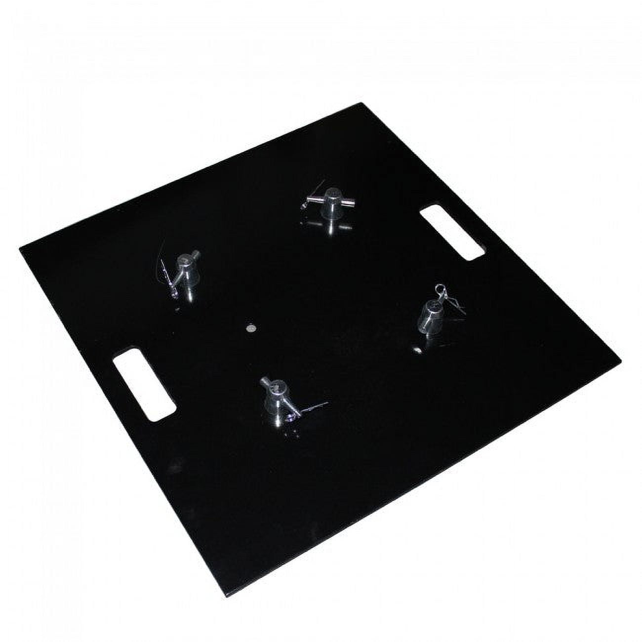MR TRUSS BP2424B Universal Steel Base Plate 24" x 24" for 12" Square ...