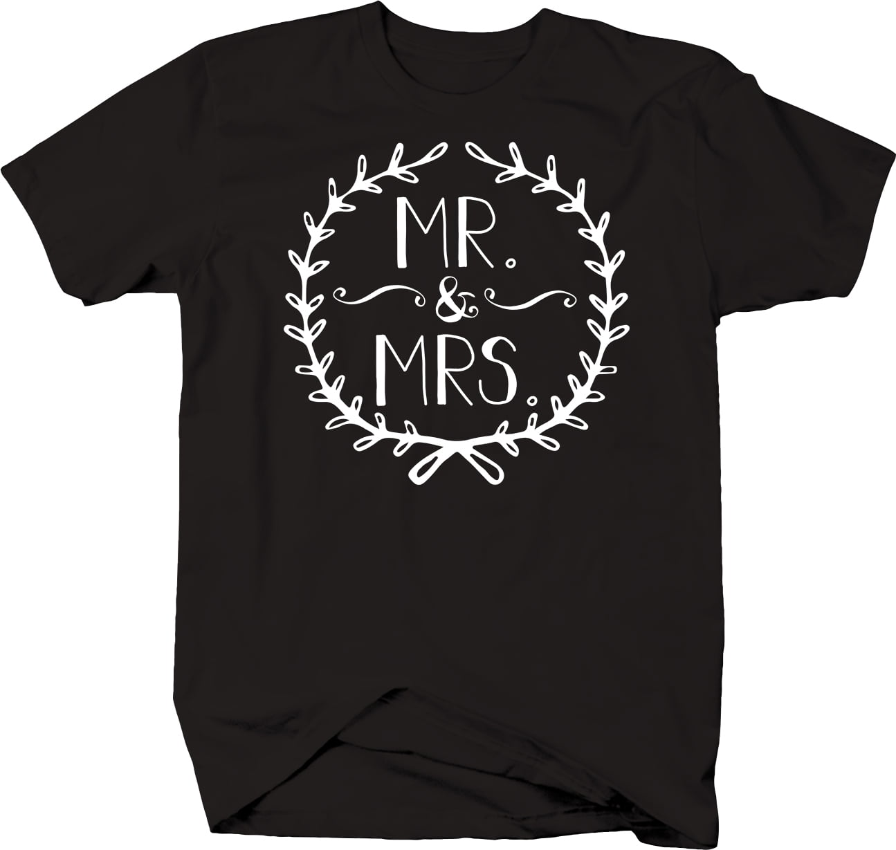 MR and Mrs Married Husband Wife Love Shirts for Big Men 3XL Black ...