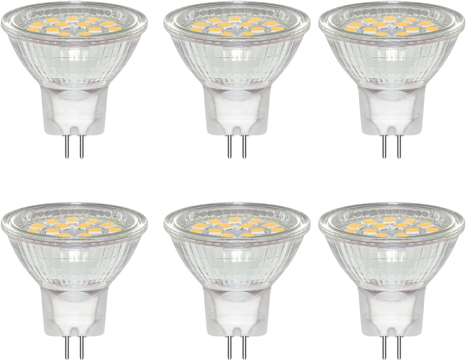 MR11 LED Landscape Light Bulbs, Low Voltage 12V 20W Halogen Replacement ...