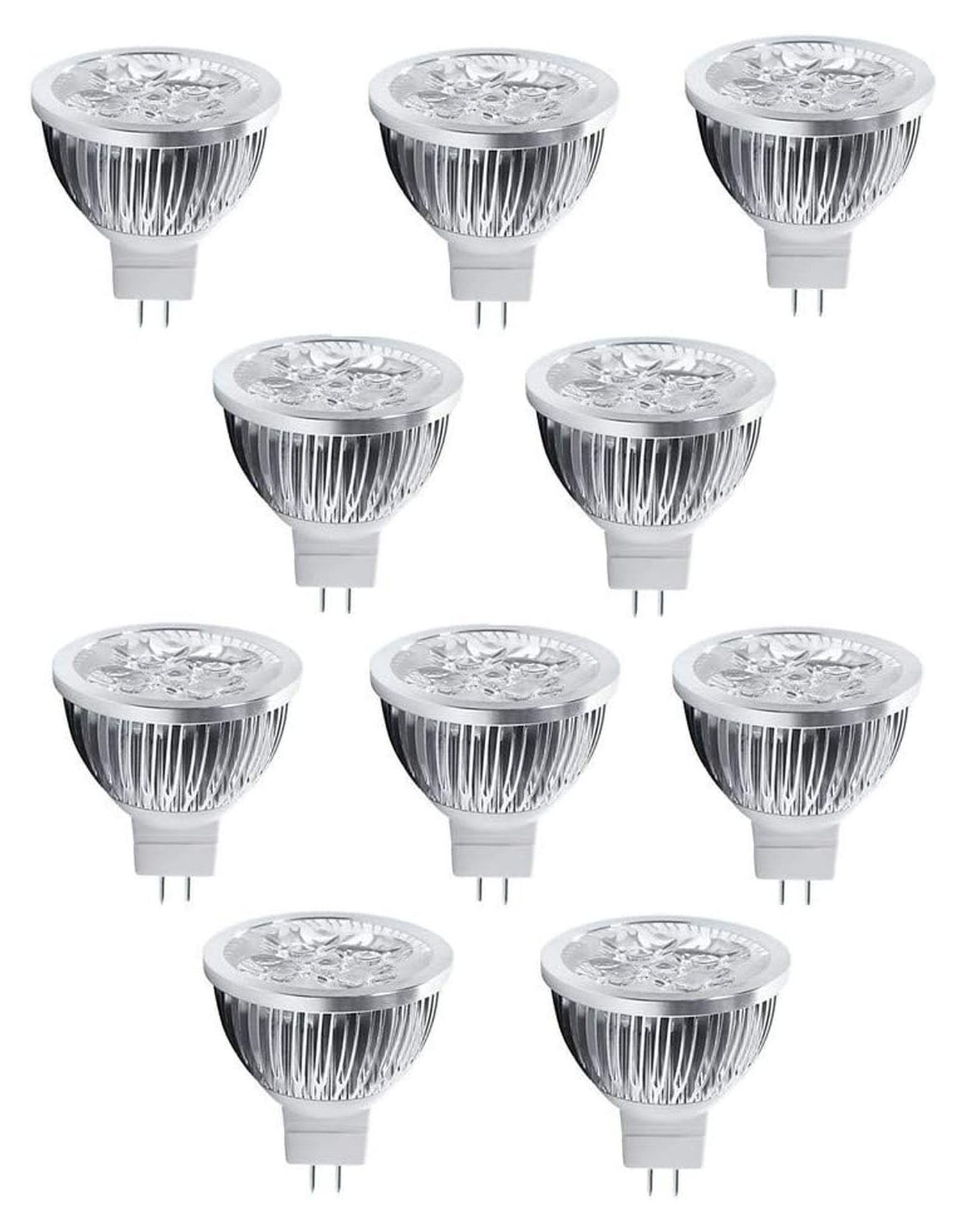 MR16/GU5.3 12V 4W LED Bulbs Warm Light 3000K LED Spotlights -35Watt ...