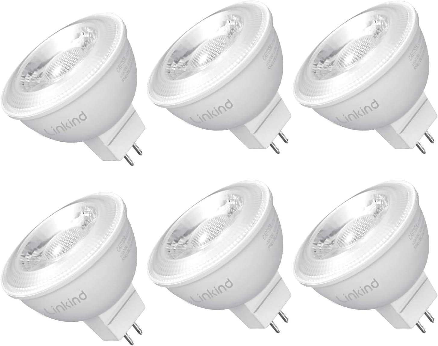 MR16 LED Bulb Dimmable, GU5.3 Bi-Pin Base Bulbs, 6.5W (70W Equivalent ...