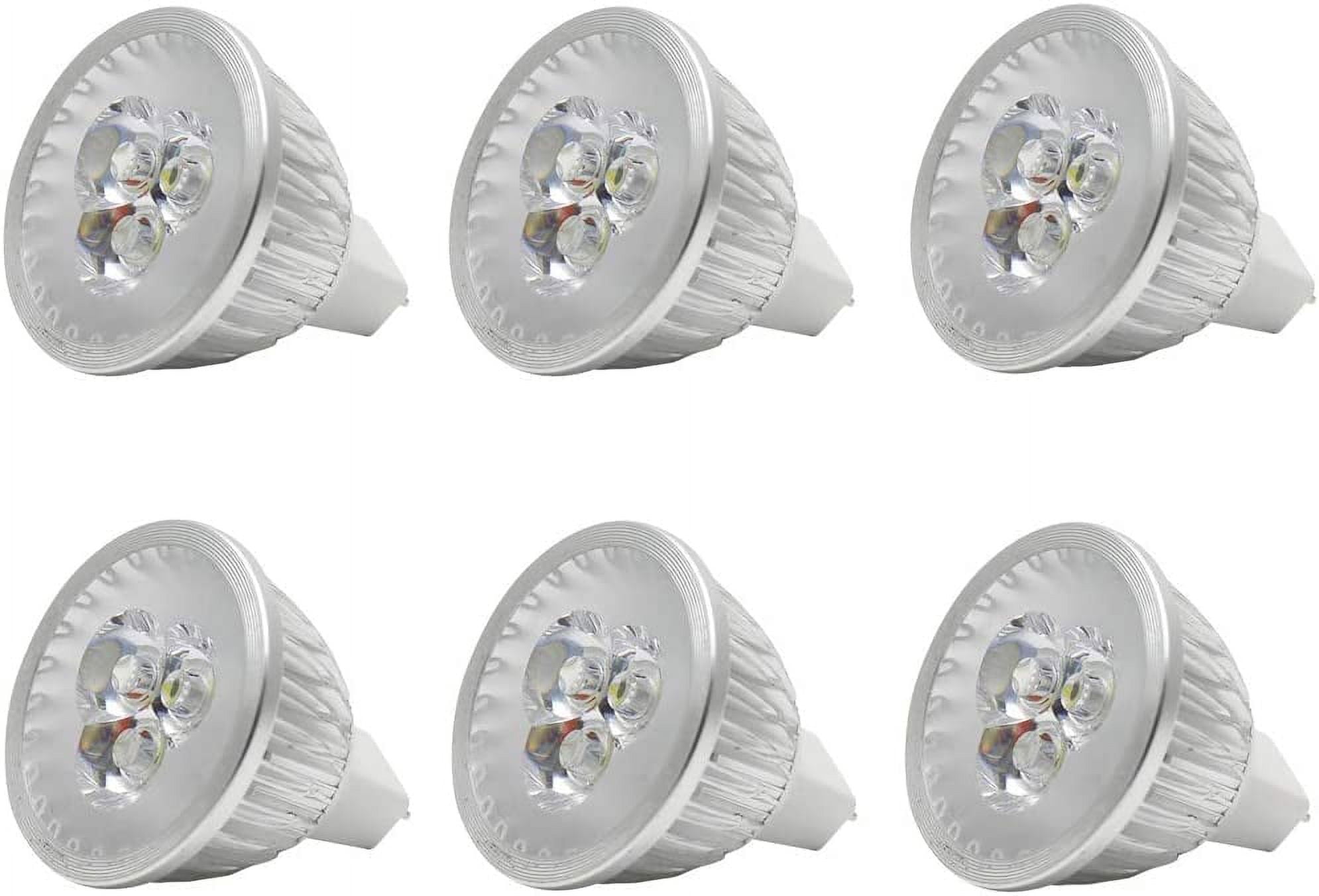 MR16 LED Light Bulbs 3W MR16 Base LED 12V 3W(20W Halogen Bulb ...