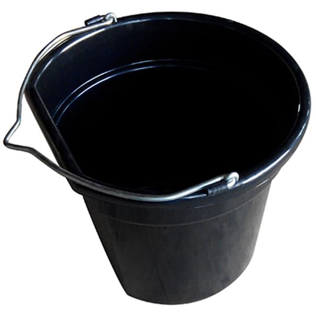 MR20QP-FSB-BLK 20 Quart Black Flat Bucket - Walmart.com