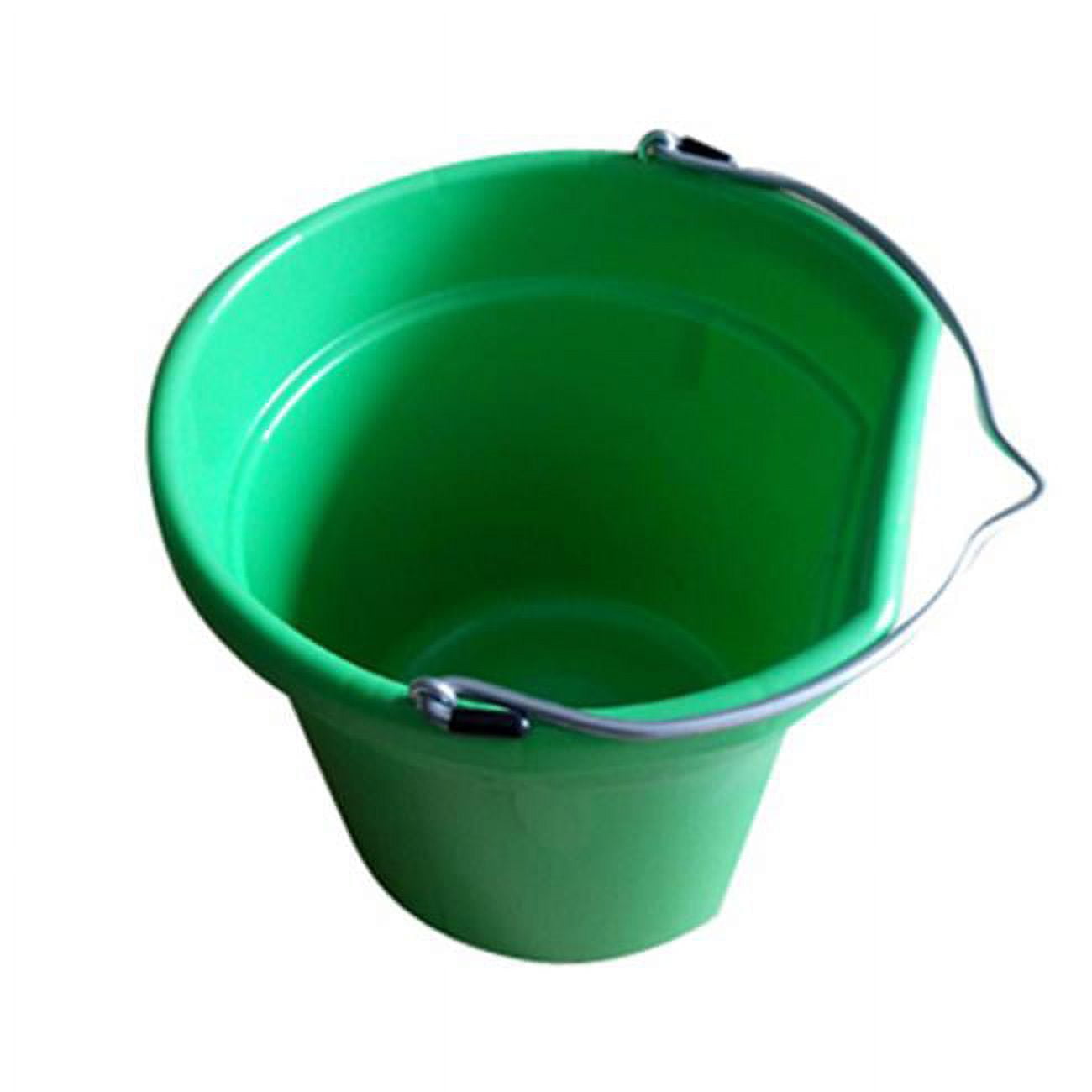 MR20QP/FSB-LIMEGRN Utility Bucket, Flat Sided, Lime Green Resin, 20-Qts ...