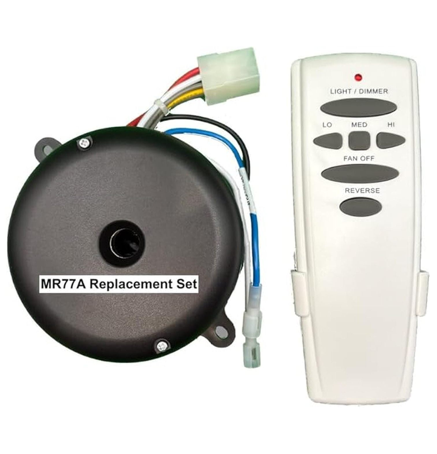 MR77A Replacement Ceiling Fan Control Set for The Hampton Bay Altura ...