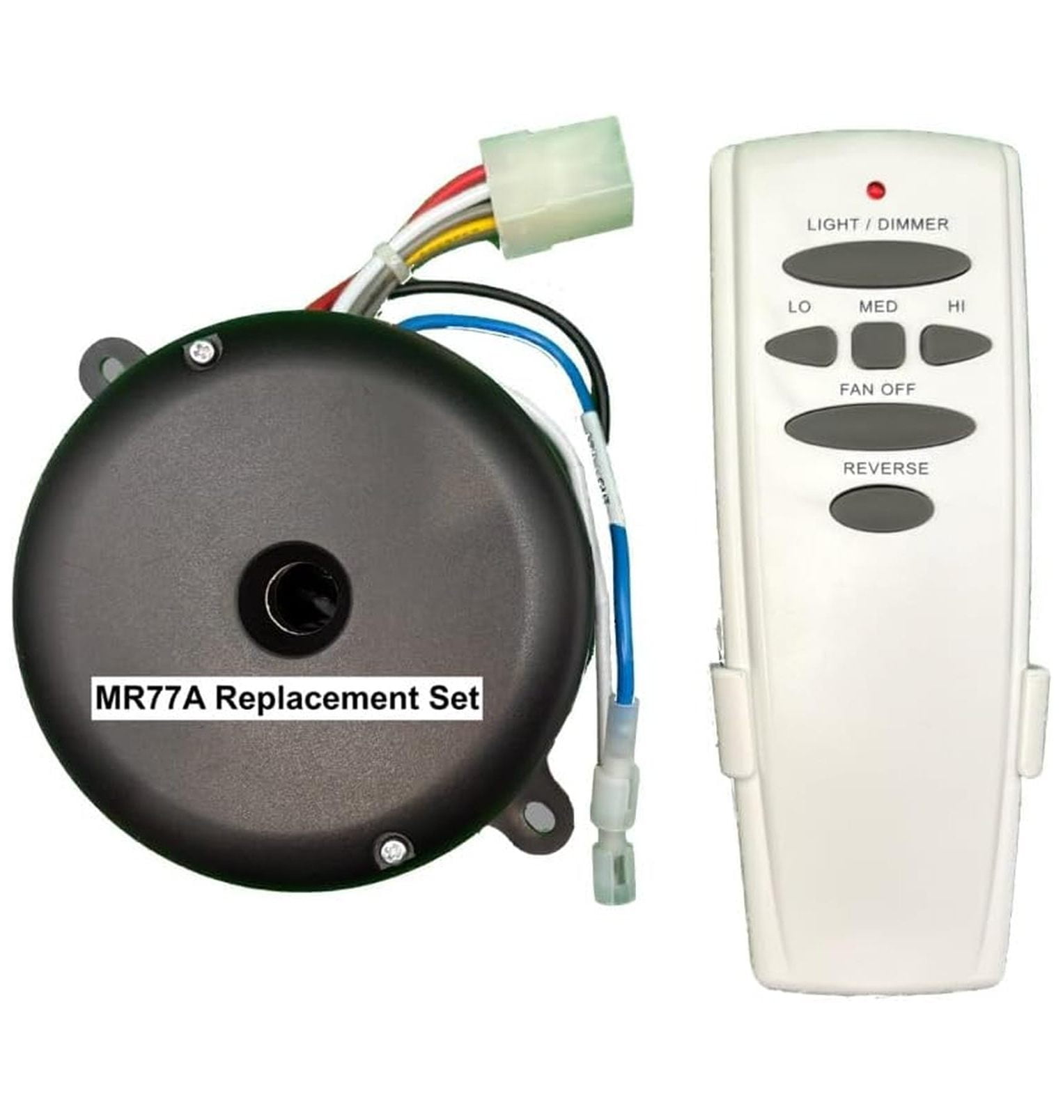 MR77A Replacement Ceiling Fan Control Set for The Hampton Bay Altura ...