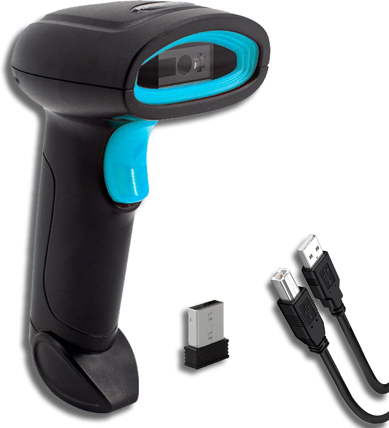 MRBOSS Wireless Barcode Scanner QR Code Reader Cordless handhold 3in1 2 ...