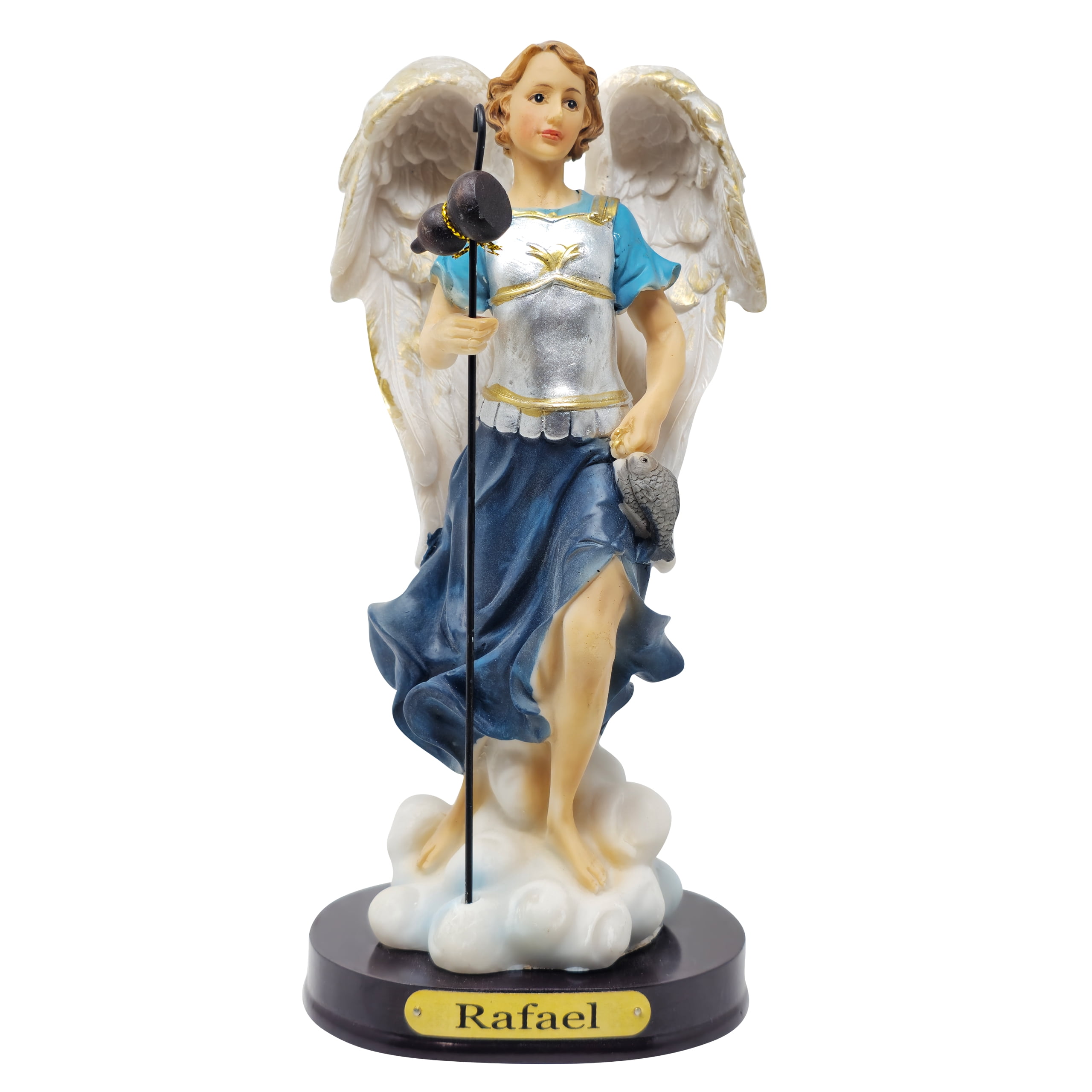 MRCJSales Archangel St. Rafael Statue – 8" inches Beautiful Religious ...