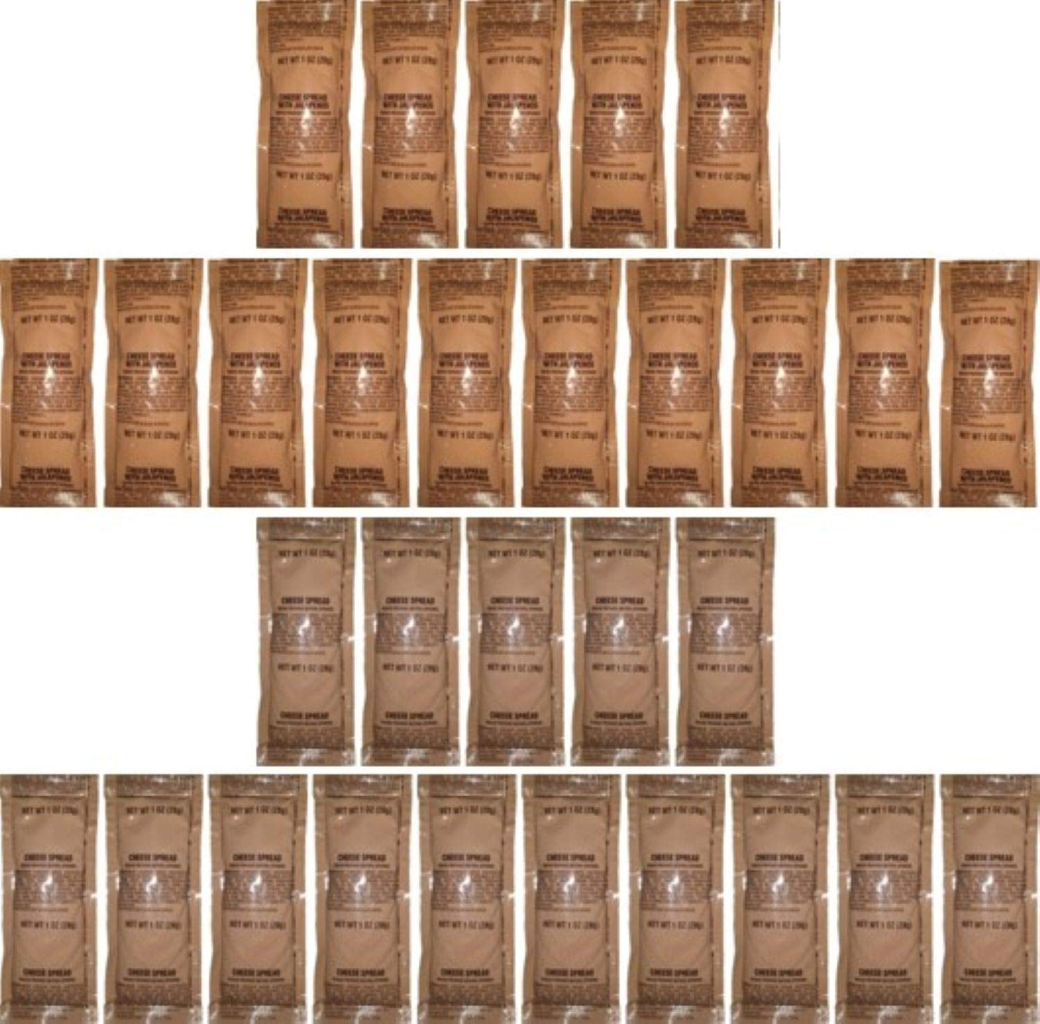 MRE Cheese Spreads: Cheddar, Jalapeno, or Both! Manufacture Date Jan ...