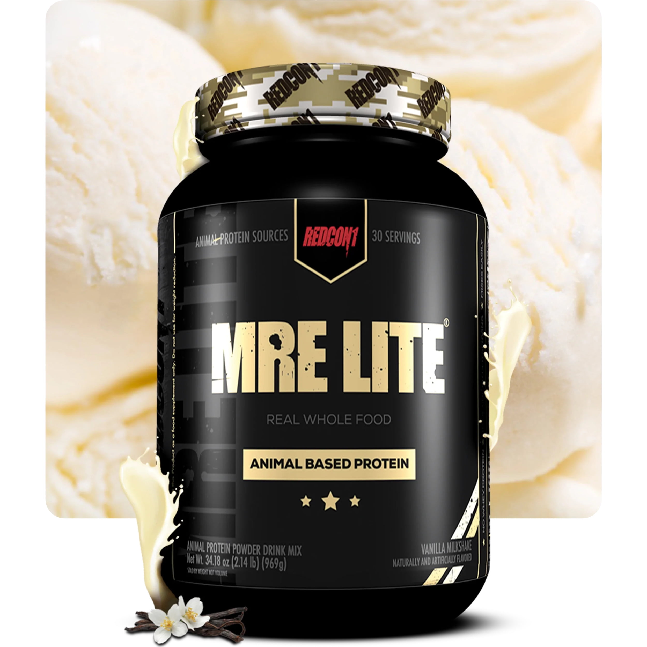 MRE Lite Nutrition Blend: Real Whole Food Meal Replacement, Vanilla ...