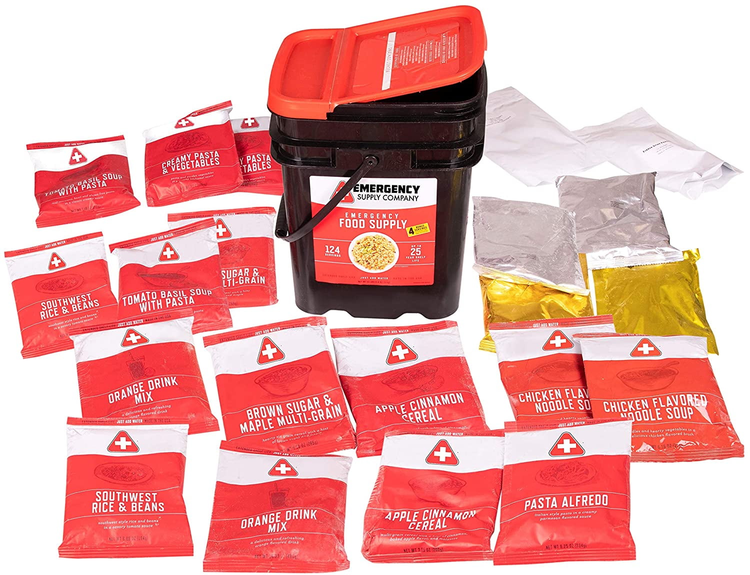 MRE Meals - 124-Serving Freeze Dried Emergency Food Supply - Ultimate ...