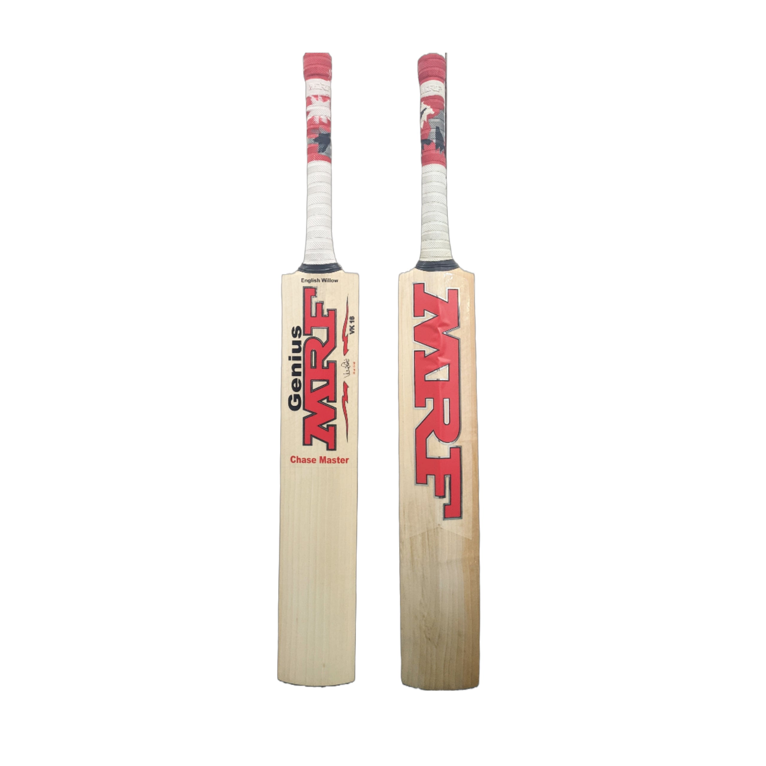 MRF Genius Adult Chase Master Cricket Bat 2024, Red/White, Medium ...