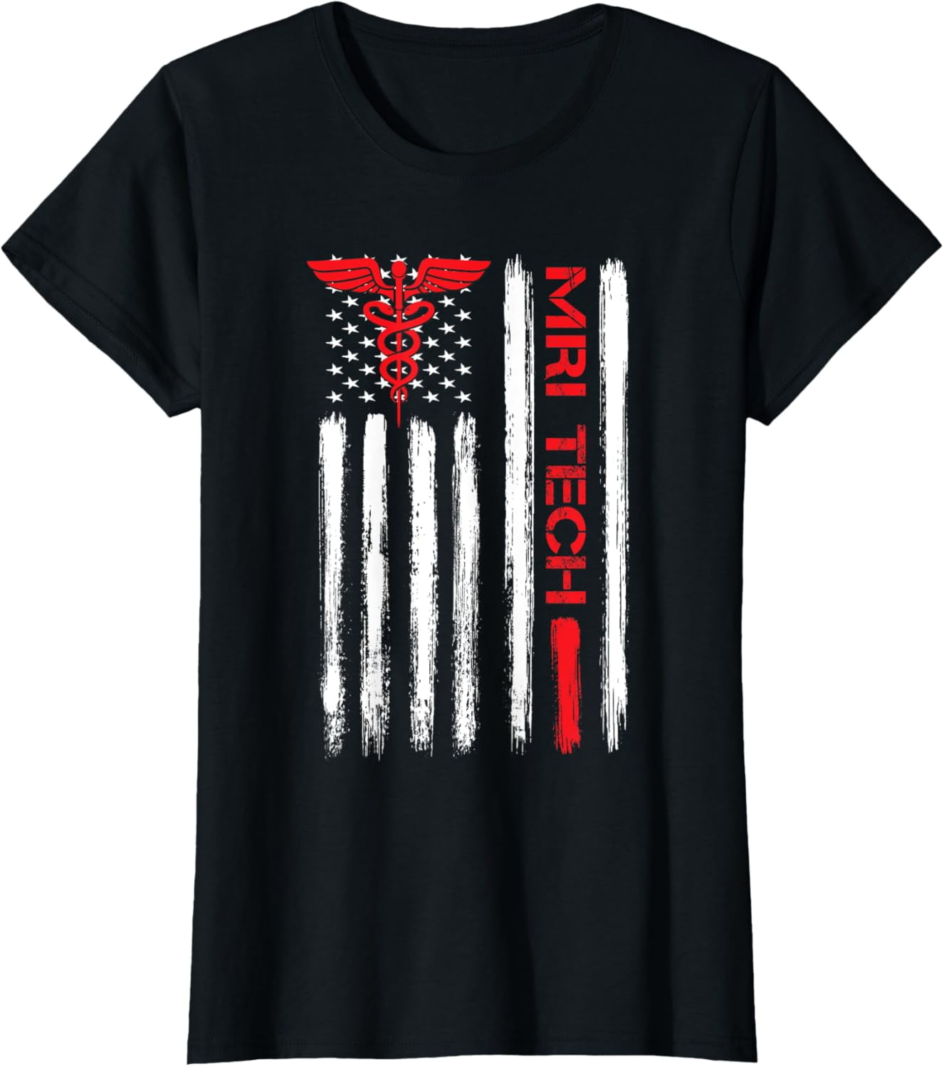 MRI Technologist American Flag Xray Radiologic Rad Tech T-Shirt ...