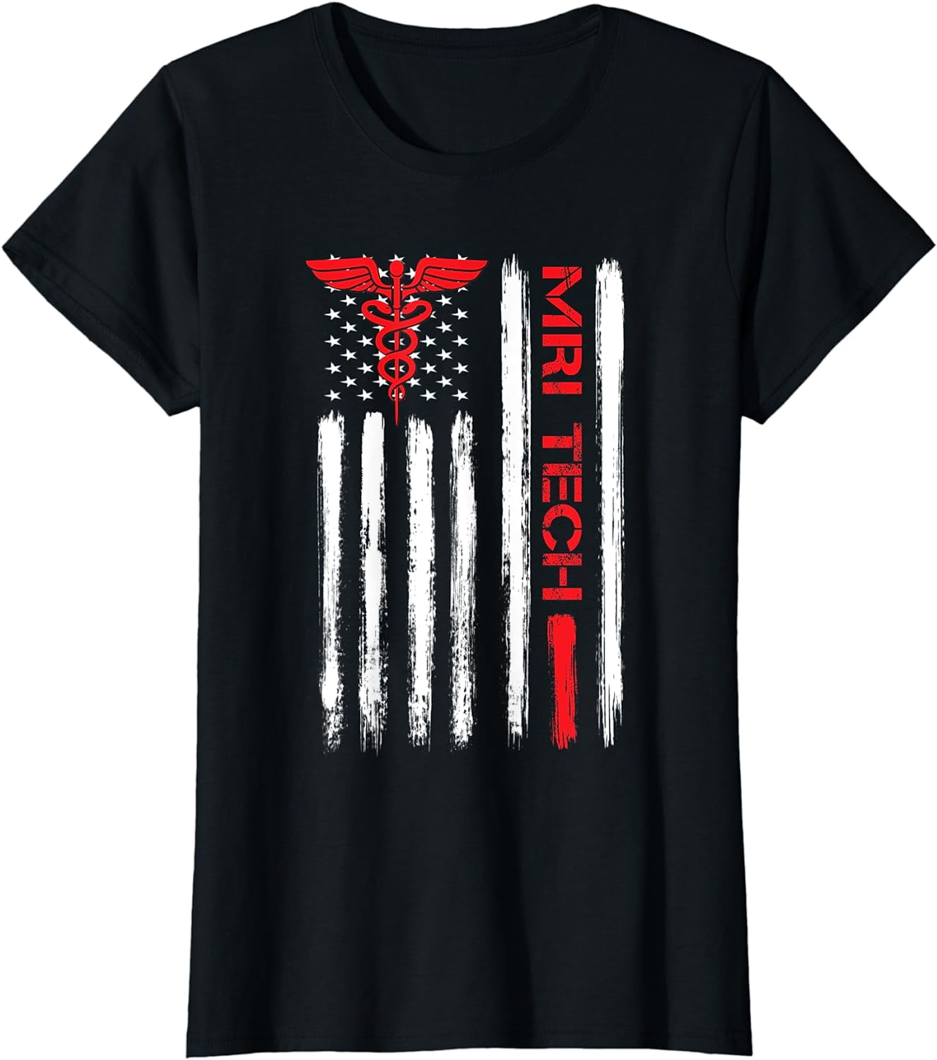 MRI Technologist American Flag Xray Radiologic Rad Tech T-Shirt ...