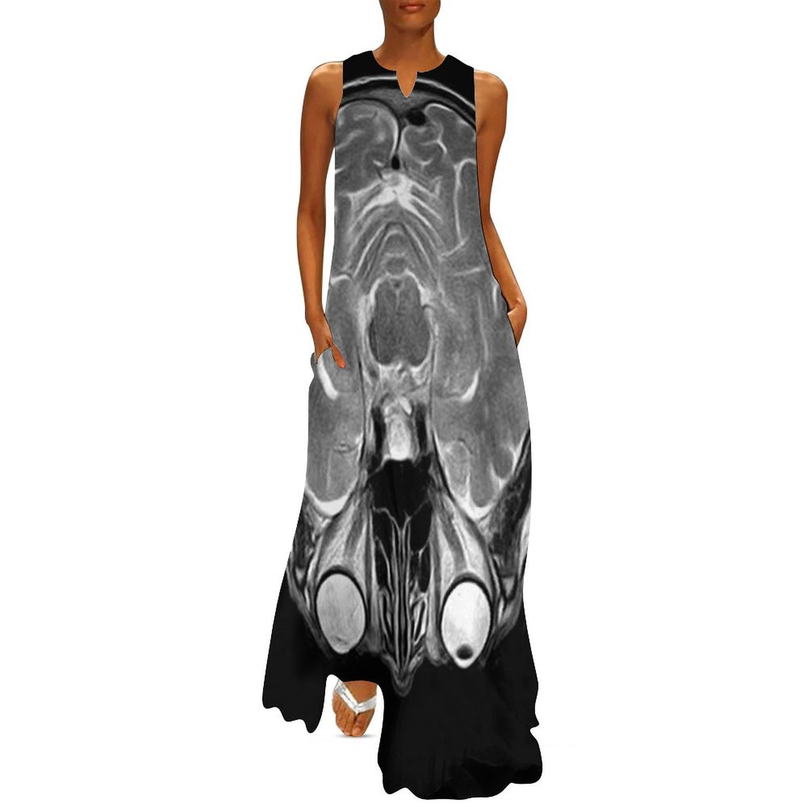 MRI of the Brain Long Dress evening dresses ladies festival outfit ...