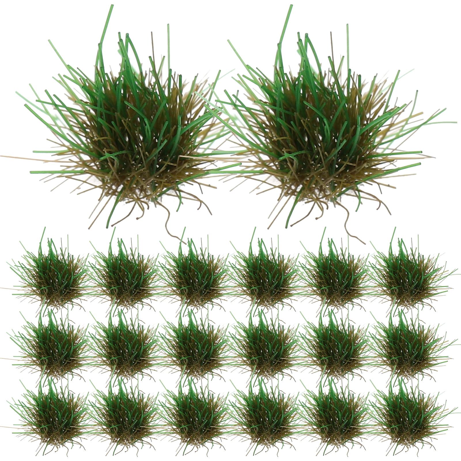 MRLESS 1 Box Miniature Grass Tuft Clusters Model Railroad Grass DIY ...