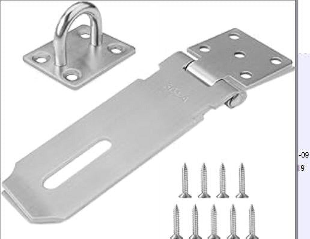 WEUVEB Stainless Steel Door Hasp Lock Set with Anti-Theft Security for ...