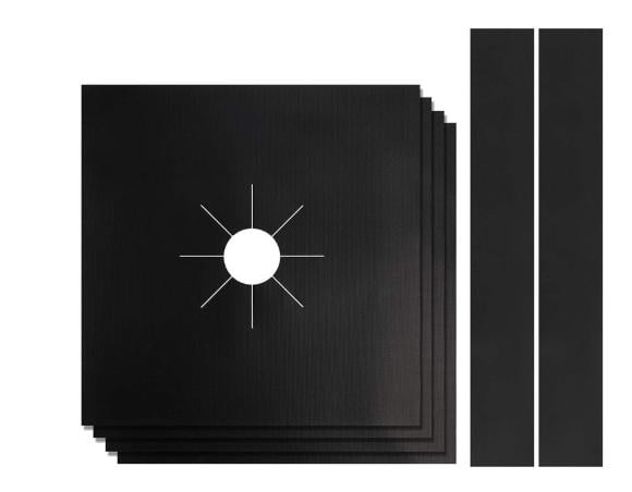 MRLESS 1 Set Gas Stove Burner Protectors Non-Stick Stove Top Covers For ...