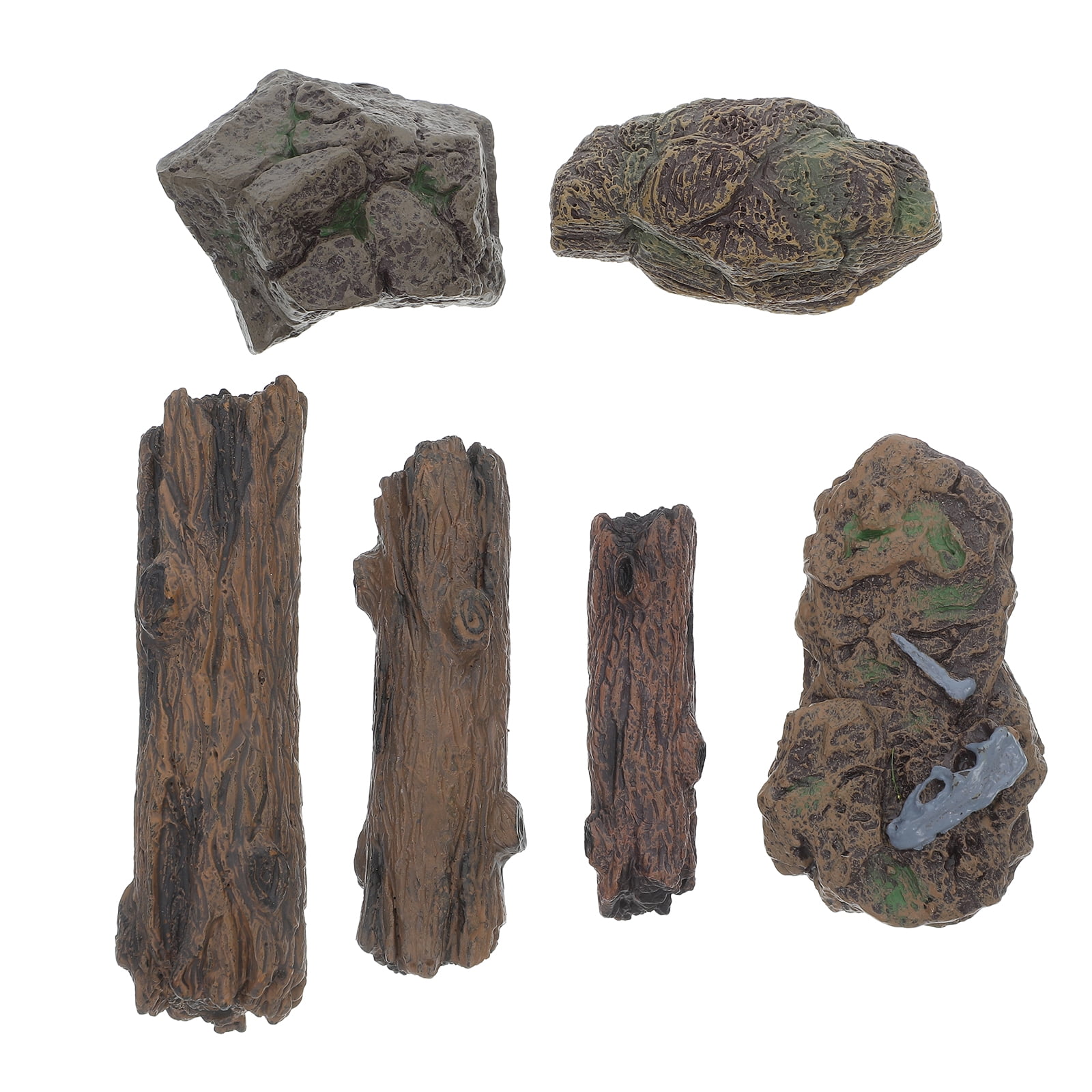 MRLESS 1 Set Miniature Garden Decor Simulation Tree Stump and Fake ...