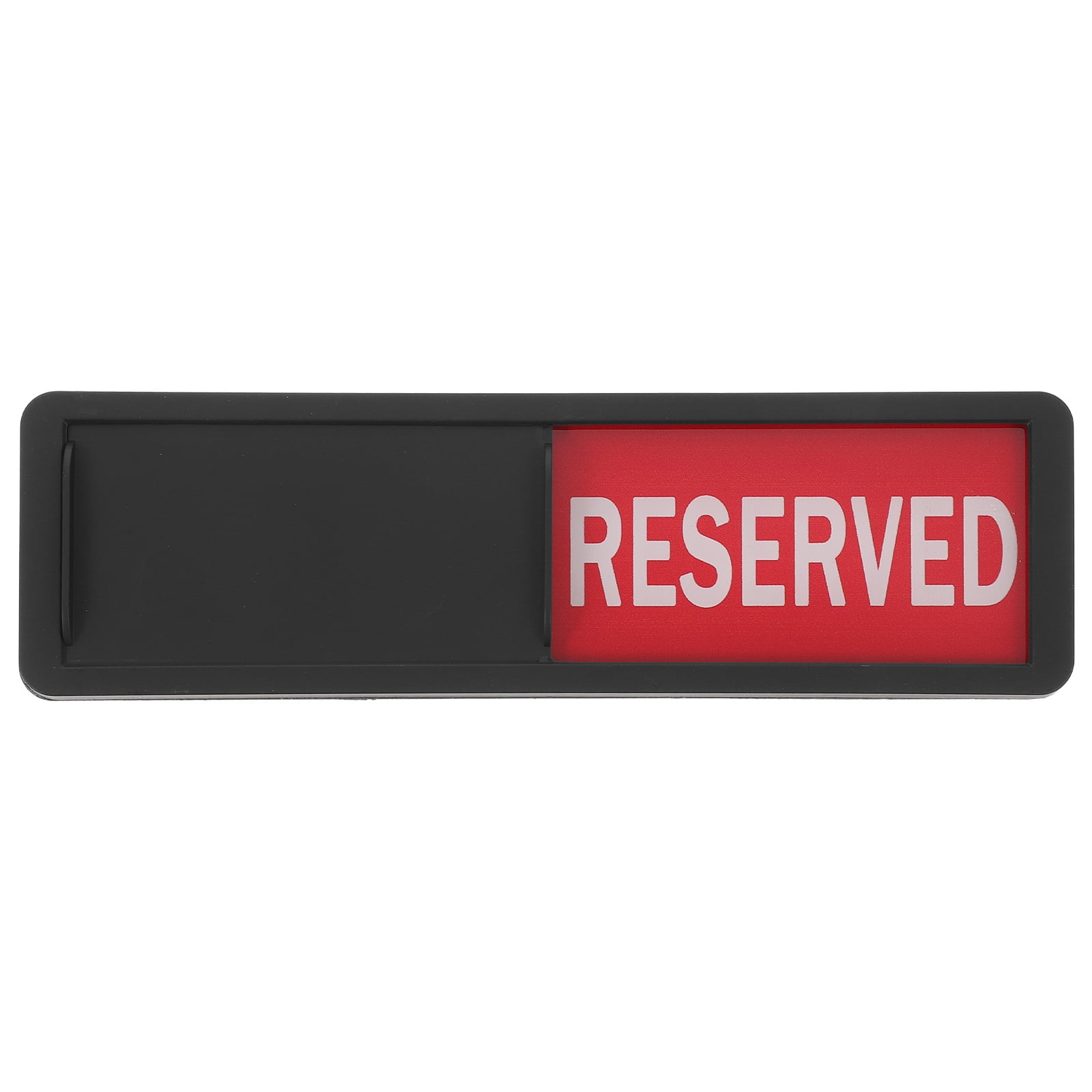MRLESS 1 Set Office Status Display Sign Slider Door Sign Available Reserved Display Sign Slider ...