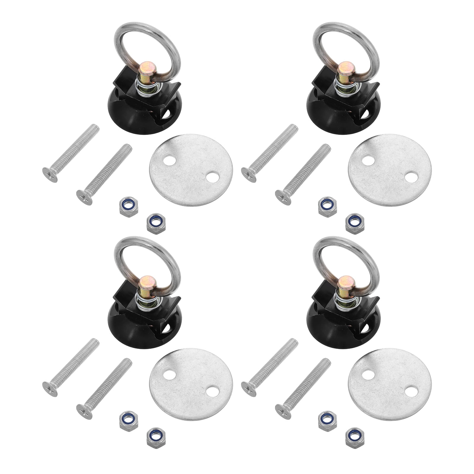 MRLESS Round Anchor Point Kit, 1 Set - Quick Release Tie Down & Bolt-On ...