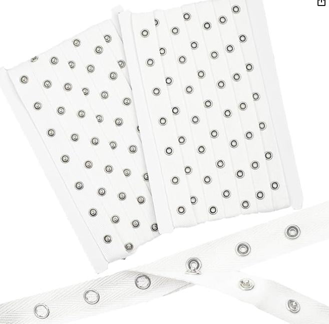 GOOHOCHY 1 Set Snap Button Tape Sewing Snap Press Fastener Trim Ribbon ...