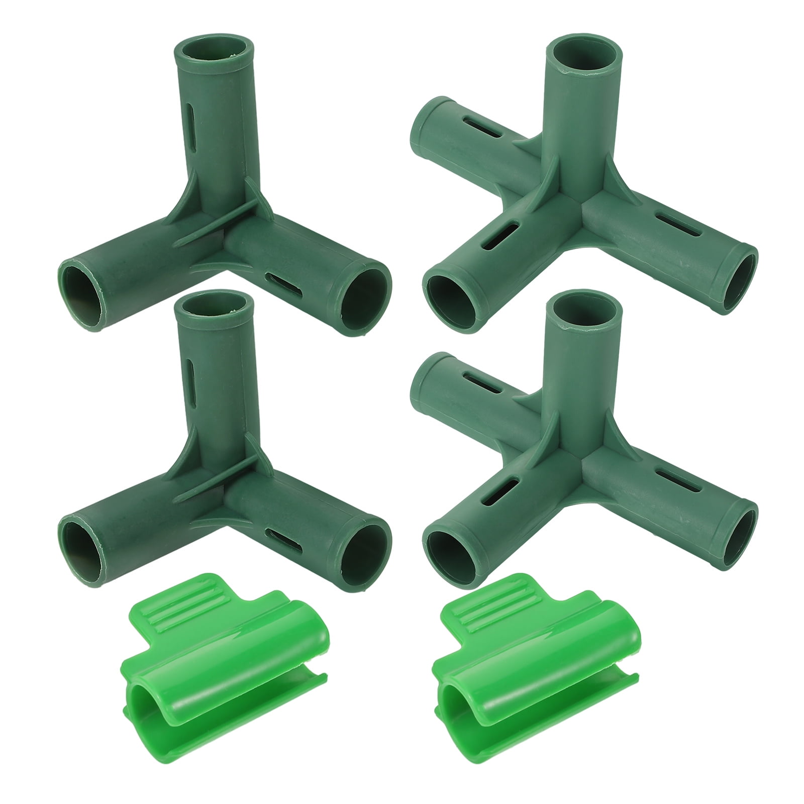 MRLESS Greenhouse Tube Connector Adapters Set - Plastic Greenhouse Tube ...