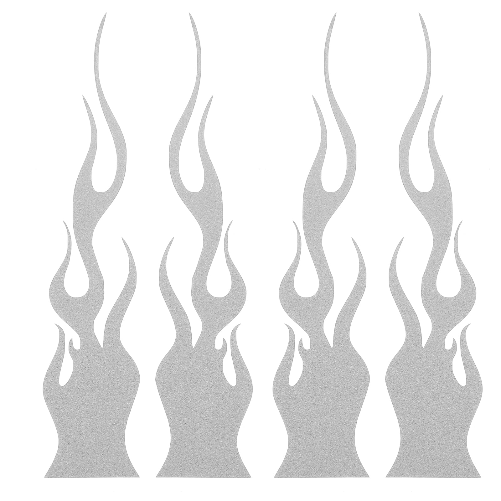 MRLESS 1 Sheet Simulation Flame Decals For Motorcycle Helmets Bike ...