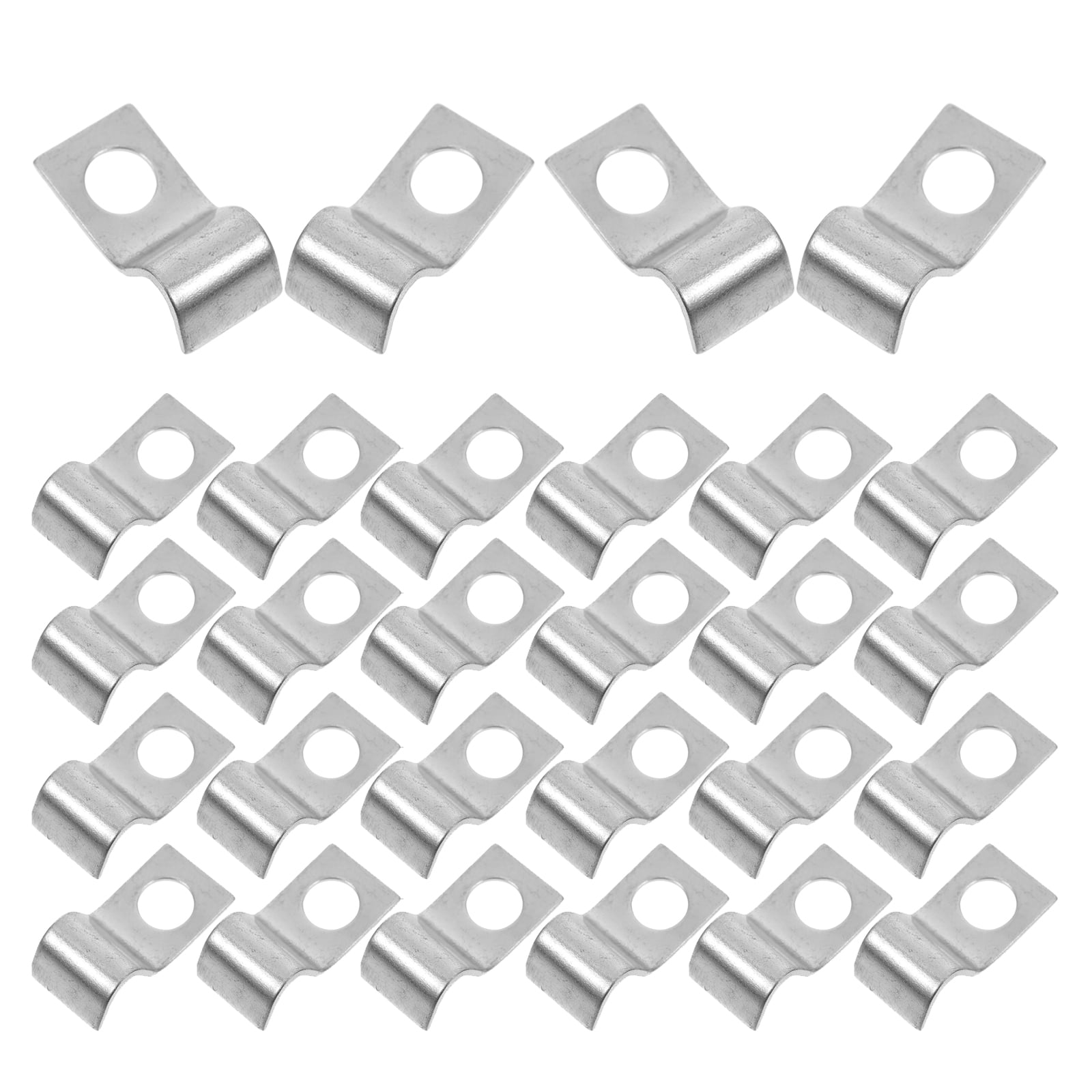 MRLESS 100pcs Iron Pipe Strap Clips P-Type Single Side Design For Easy ...