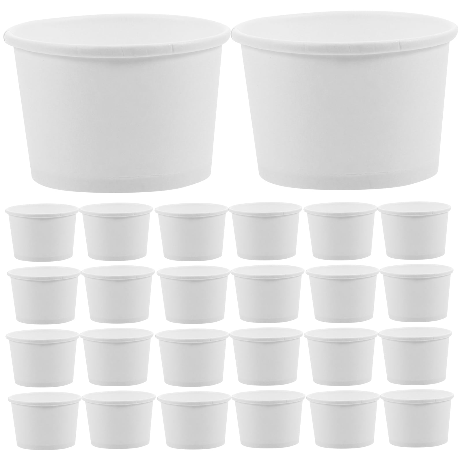 MRLESS 100pcs Paper Cups Drinking Tasting Cups Disposable Paper Cups ...
