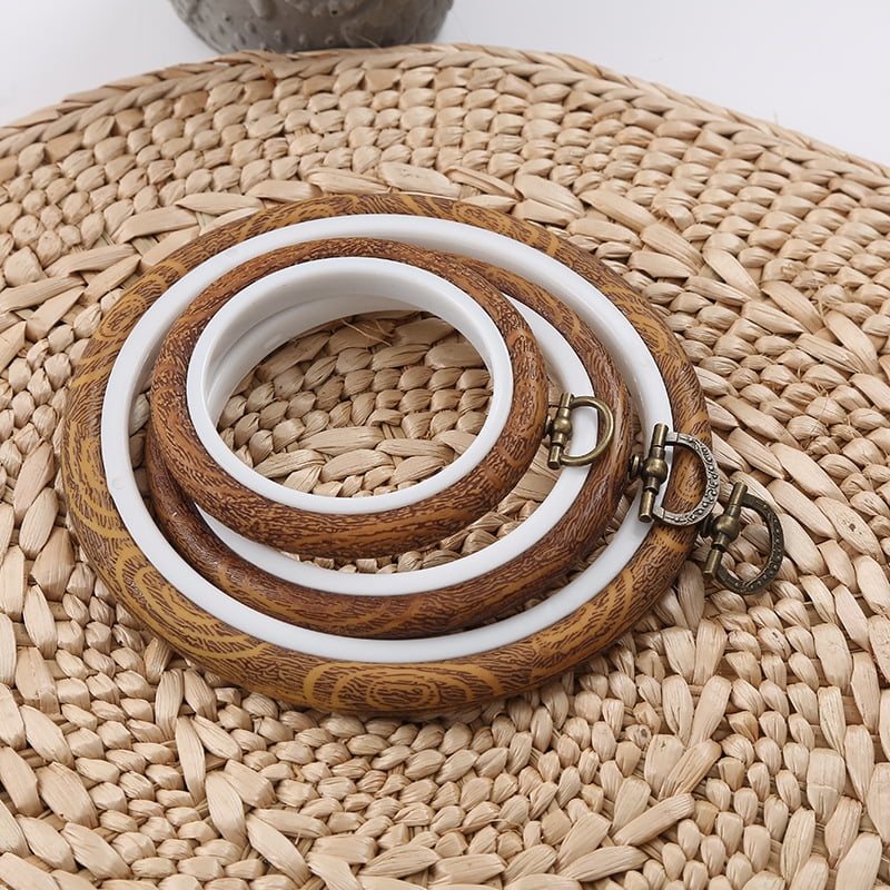 MRLESS 10PCS Cross Stitch Hoop Ring Embroidery Hoops Cross Stitch ...