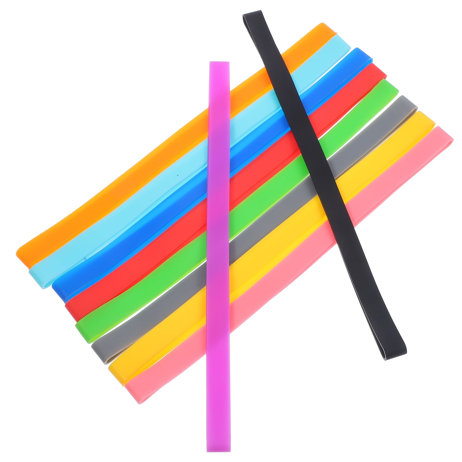 MRLESS 10Pcs Elastic Rubber Bands Fixing Rubber Straps Book Binding ...