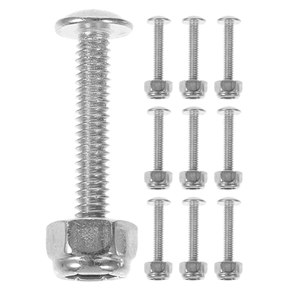 MRLESS 10pcs Foosball Table Fixation Screw Metal Nut Screw Sturdy ...