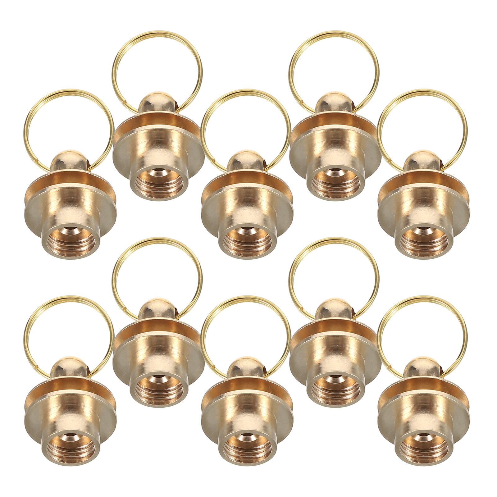 MRLESS 10pcs Gourd Barrel Screw Clasps Screw Type Connector Cord End ...