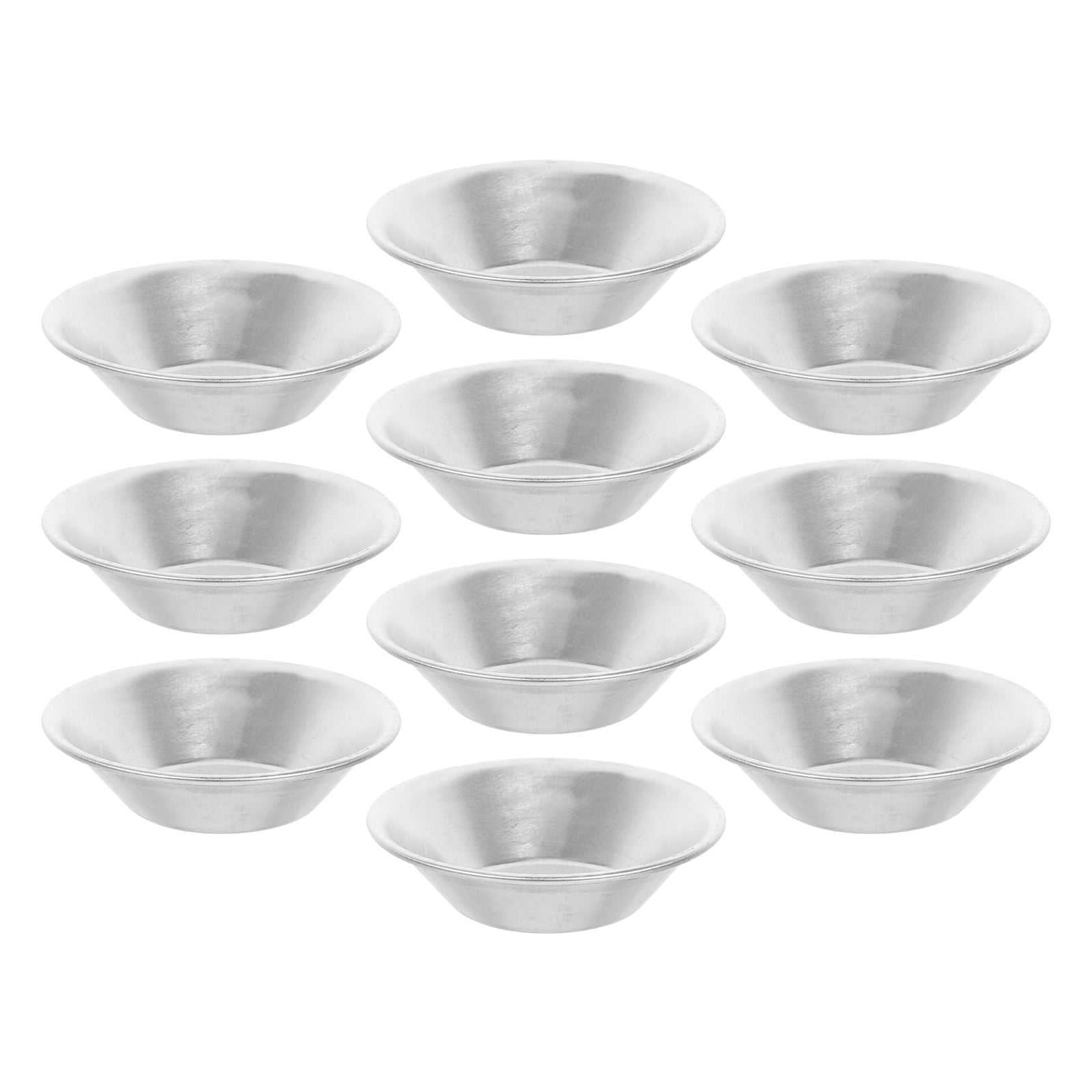MRLESS 10pcs Mini Tart Pans Pudding Mould Cups Mini Flan Molds ...