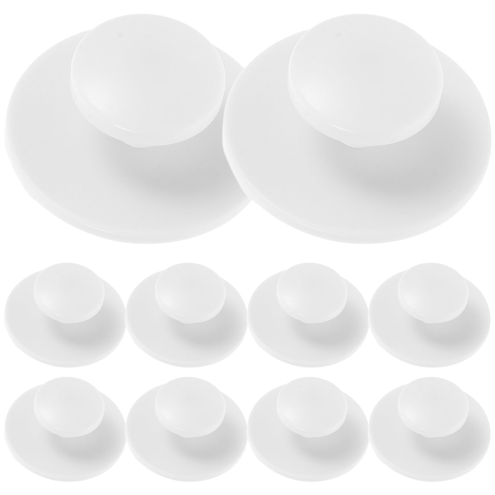 MRLESS 10pcs Self Stick Drawer Knobs Instant Cabinet Drawer Mini Handle Helper Kitchen Cabinet ...