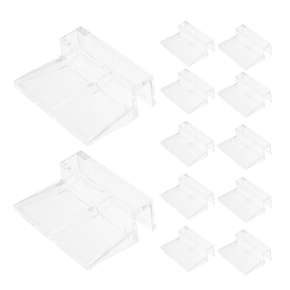 MRLESS 12Pcs Aquarium Lid Clips Clear Acrylic Fish Tank Lid Holder ...