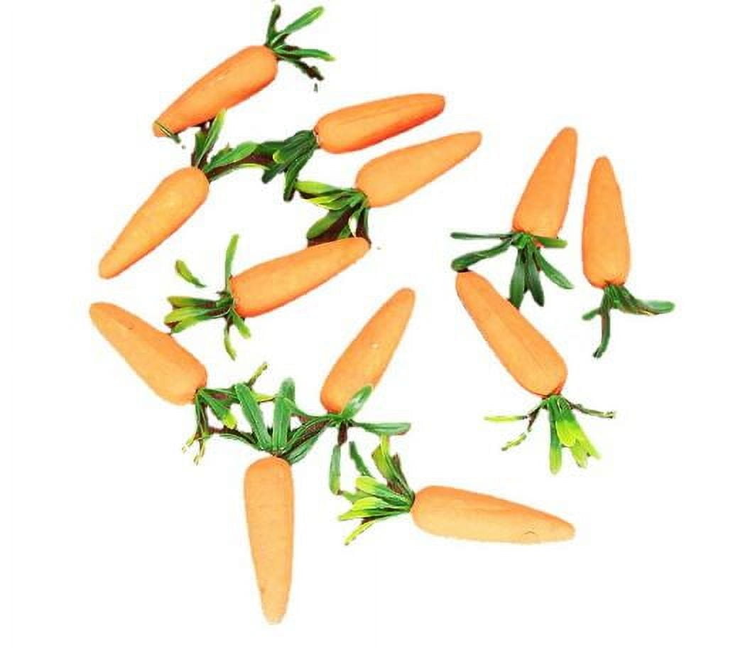 MRLESS 12pcs Artificial Simulation Carrots For Easter Decorations ...