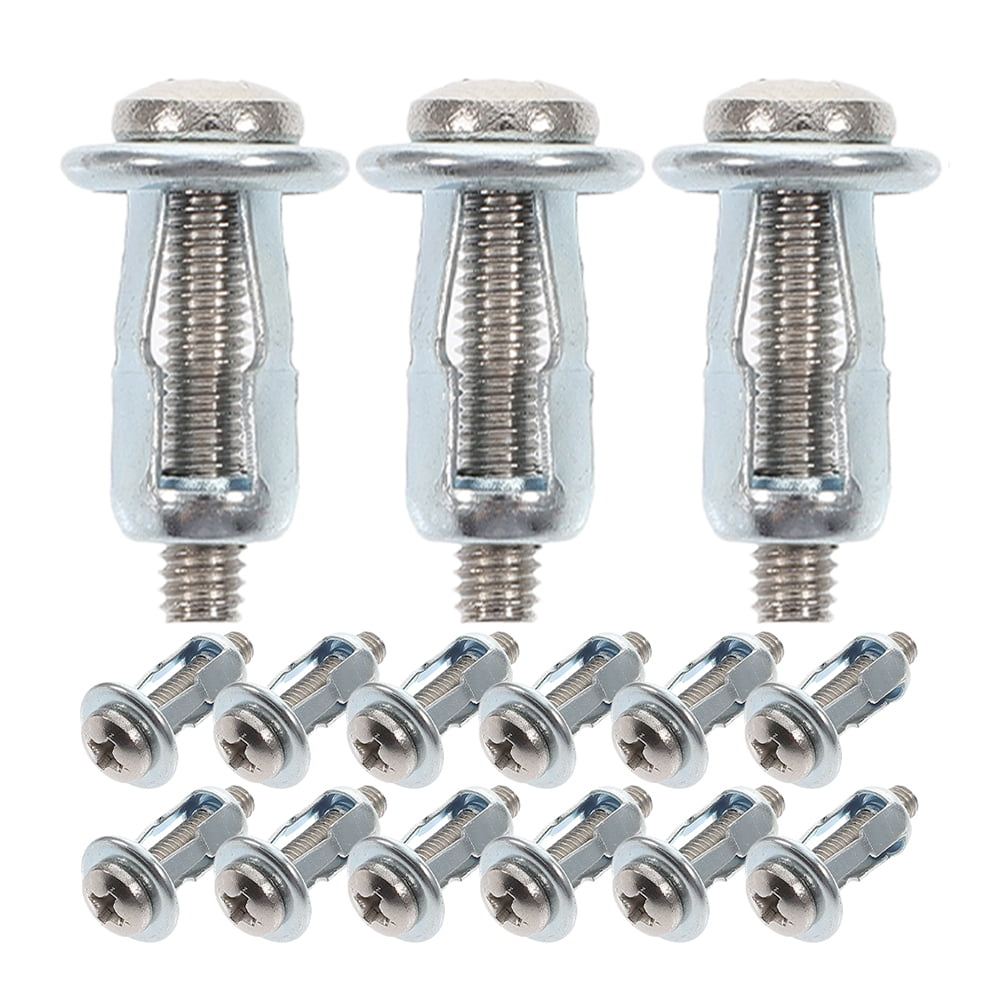 MRLESS 15pcs Hollow Door Anchors Screws Metal Expansion Bolt Short ...