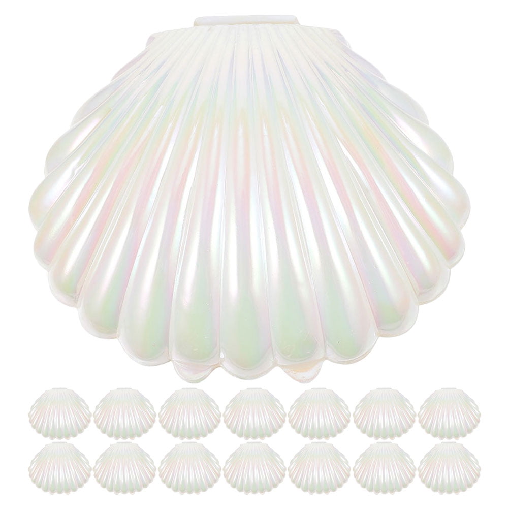 MRLESS 15pcs Shells Shaped Candy Boxes Seashell Party Favor Containers ...