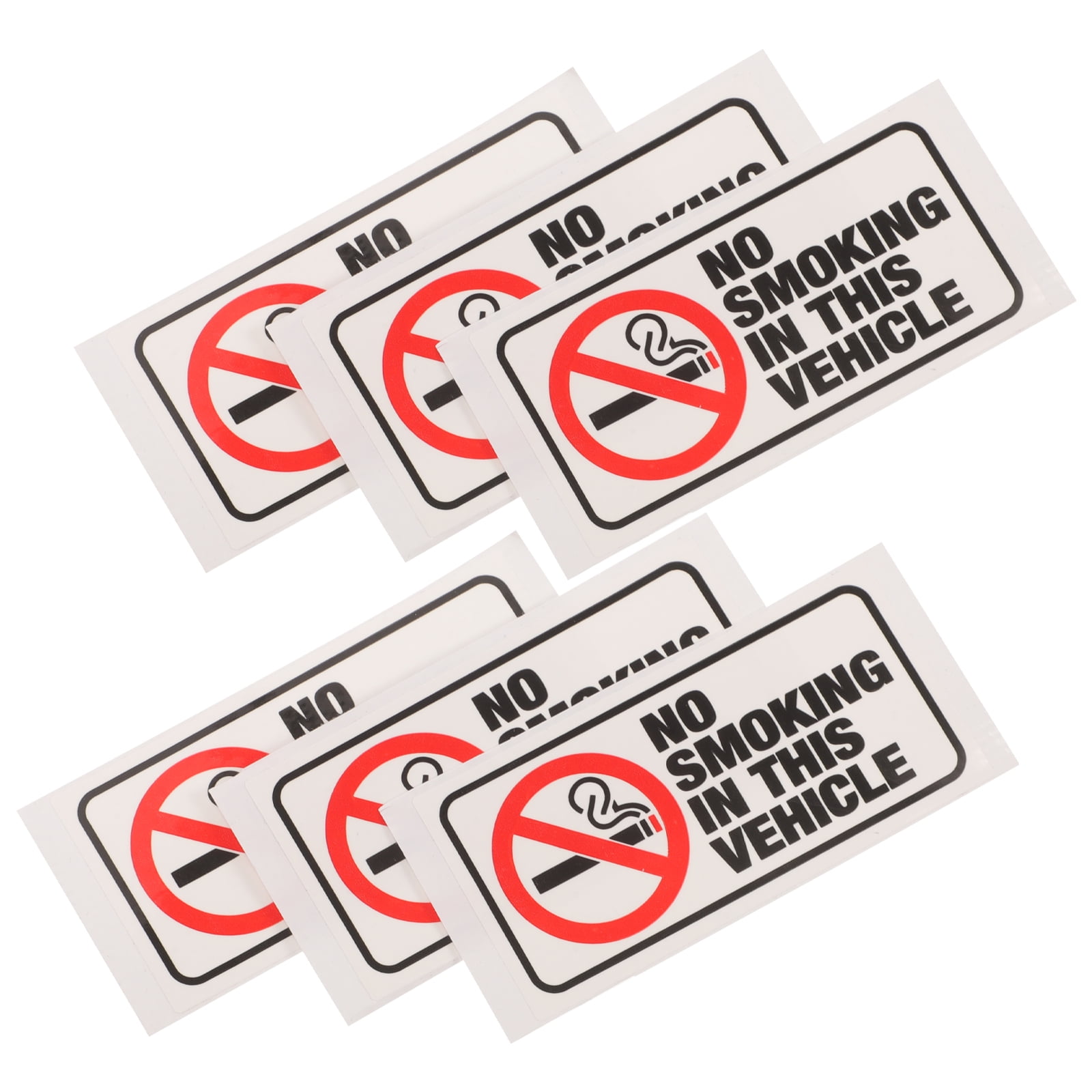 MRLESS 15pcs Waterproof No Smoking Signs For Office Adhesive No Smoking ...