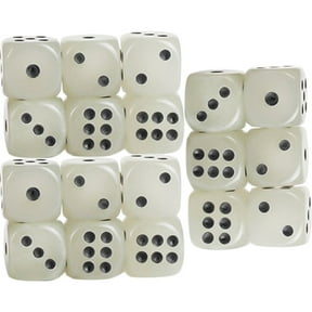 ZHUYING 100 Pieces 6 Sided Dice, 14mm Acrylic Colored Dice for ...