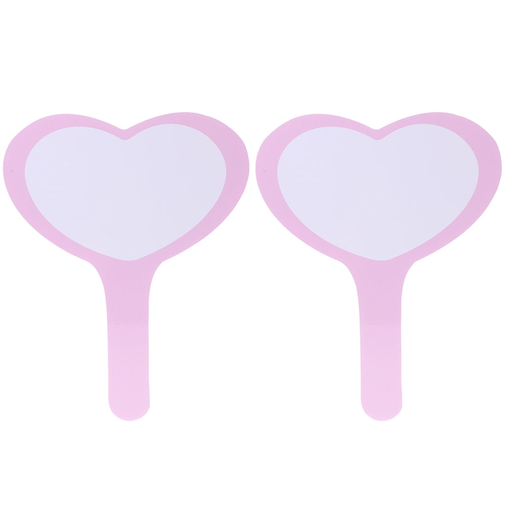 MRLESS Set of 2 Heart-Shaped Handheld Whiteboards with Handle ...